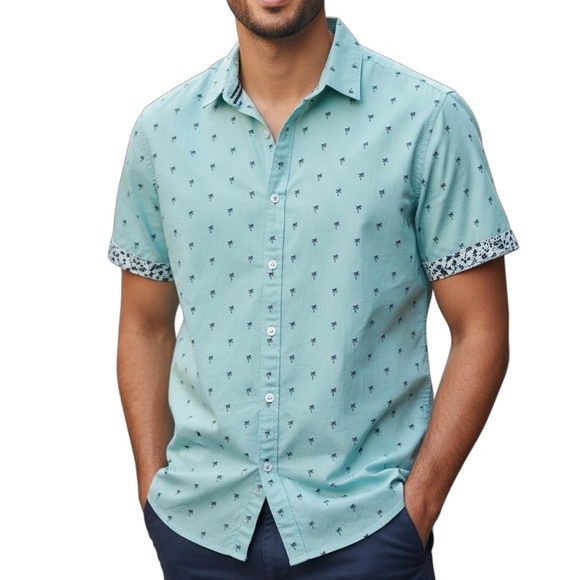 Denim & Flower | Shirts | Mens Light Blue Collared Shirt | Poshmark